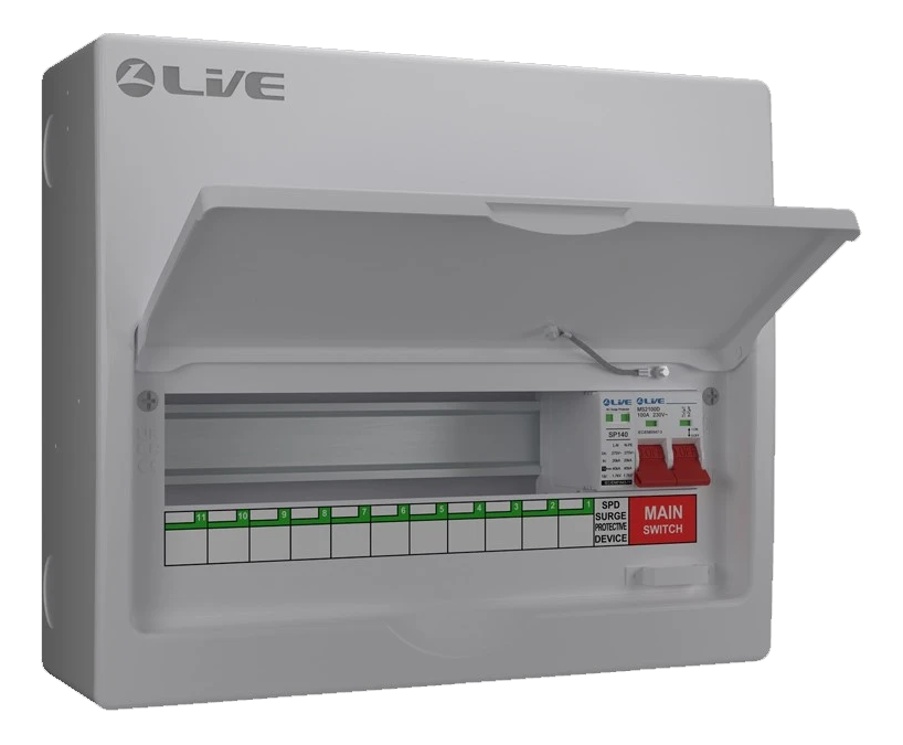 Connect Electrical Wholesale Ltd | Liveelec 11 Usable Consumer Unit C/W ...