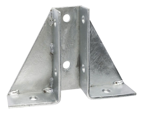 Connect Electrical Wholesale Ltd | Metpro Single Channel Gusset Base Plate