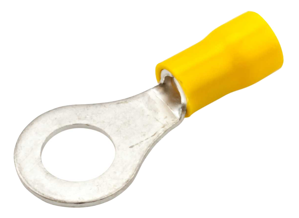 Connect Electrical Wholesale Ltd | SWA 8mm Yellow Ring Crimp Lugs for 4 ...