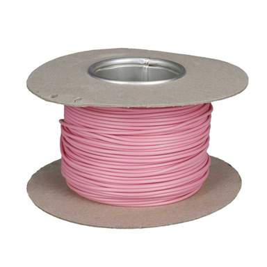 Connect Electrical Wholesale Ltd | Fire Earth Sleeving 3mm Pink PVC