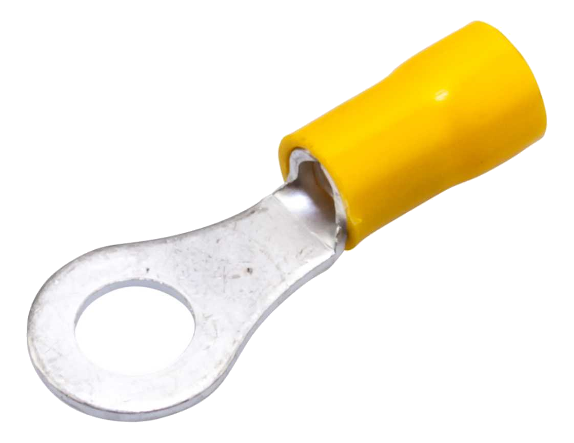 Connect Electrical Wholesale Ltd | SWA 6mm Yellow Ring Crimp Lugs for 4 ...