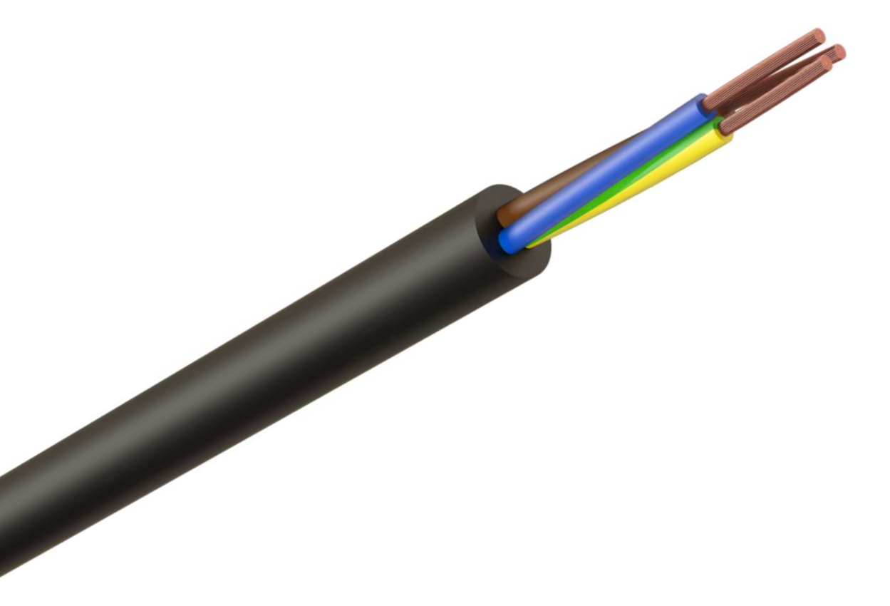 Connect Electrical Wholesale Ltd | Cable Flexible PVC 1.0mm 3Core Black Mtr
