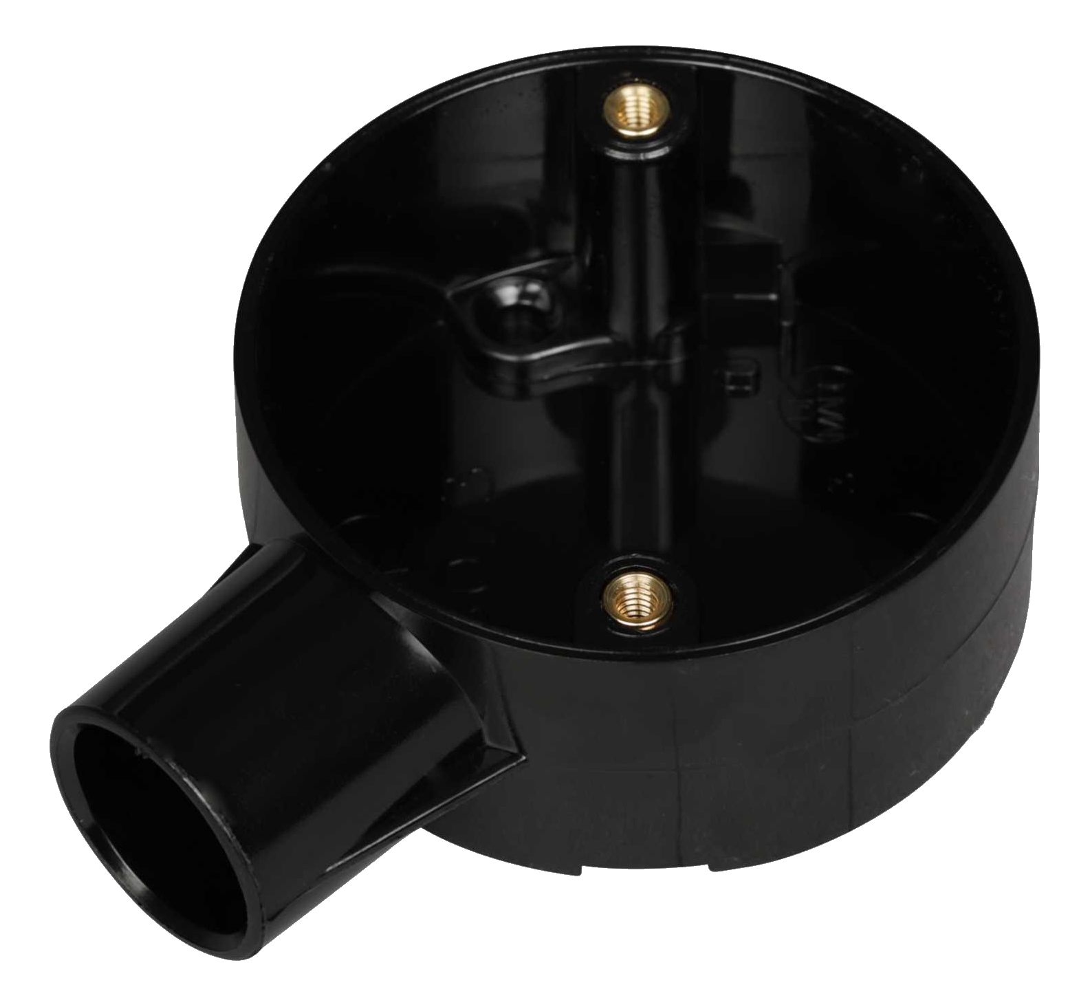 Connect Electrical Wholesale Ltd | MT Terminal Circular Box 20mm Black