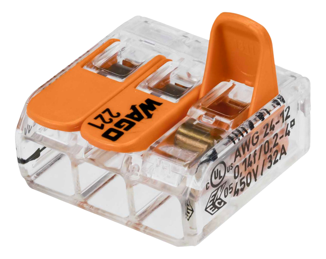 Connect Electrical Wholesale Ltd | Wago 3 Way Lever Compact Connector ...